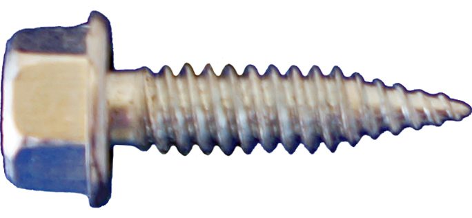 Dagger-Zip 10" x 3/4" Hex Washer Head Carbon Steel Sharp Point Screws ...