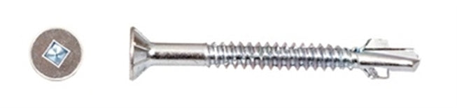 Muro M6 X 40 Mm (#14 X 1-1/2") Self Tapping Thread Screw, #3 Square Dr ...