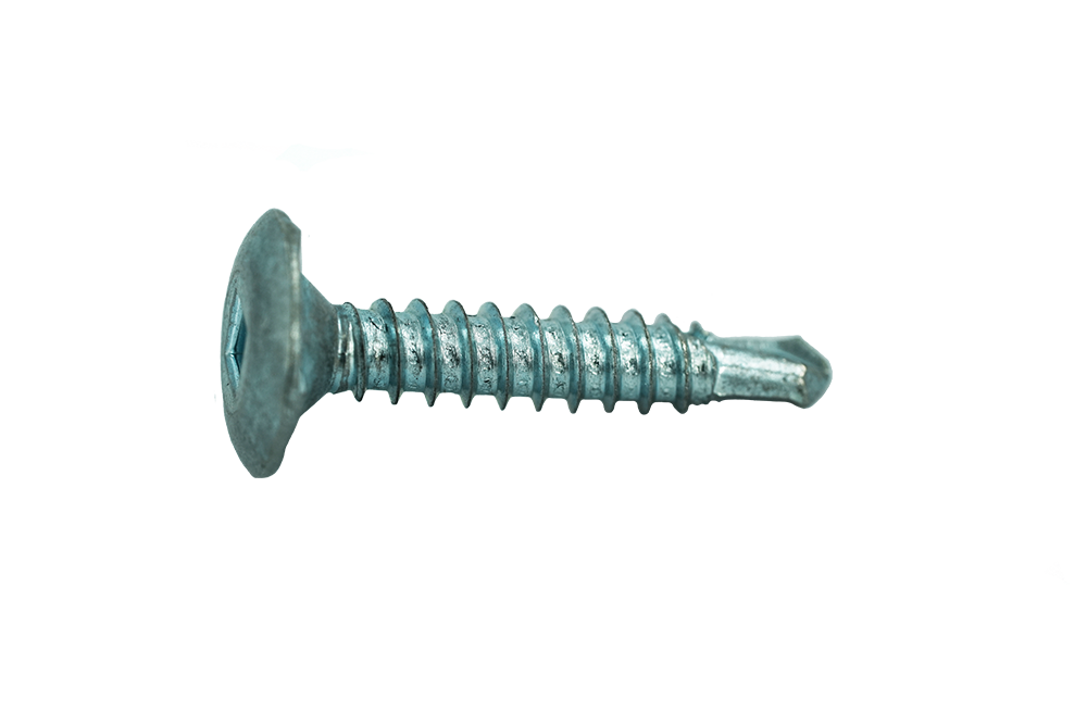Muro #10 X 1" Fine Thread Screw, Lock Head, #2 Square Drive, Self Dril ...