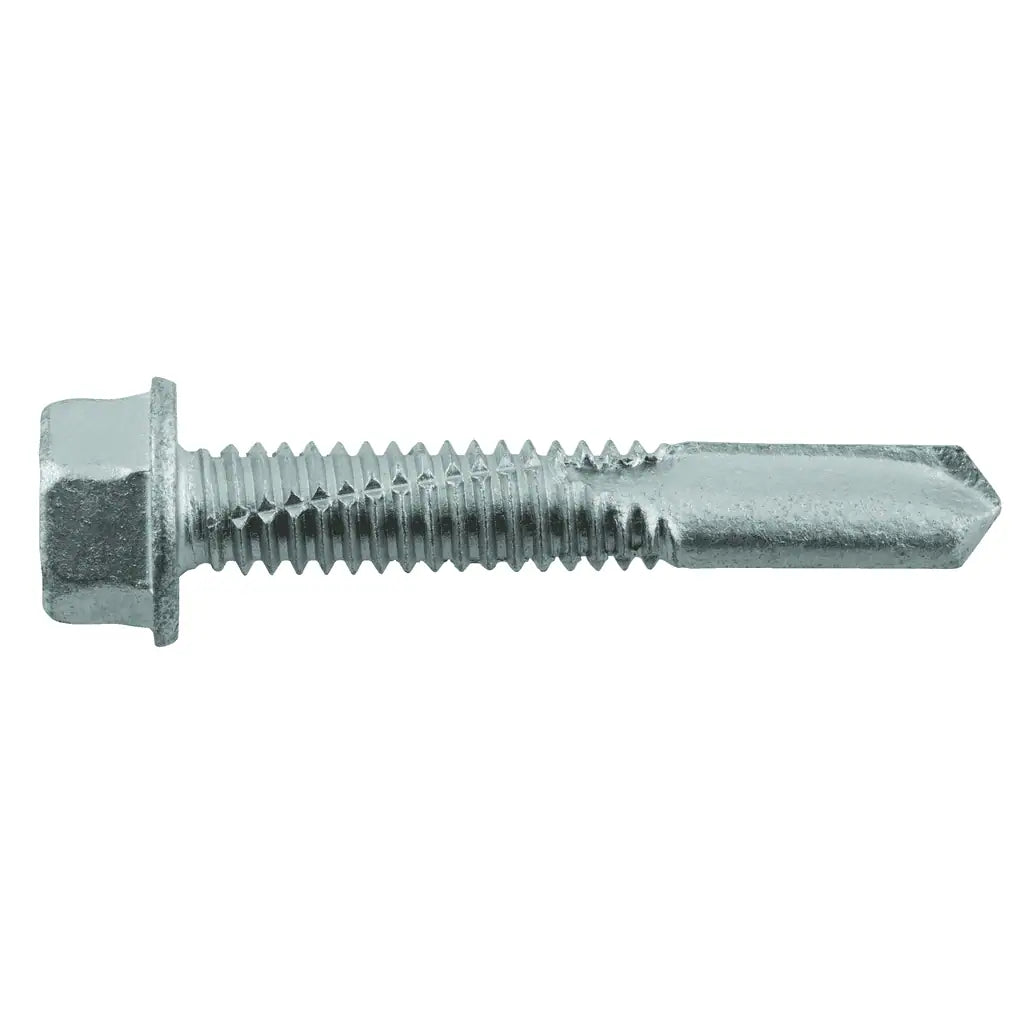ELCO BI-FLEX‚® 1/4-20" x 1-1/2" 5-Point Hex Washer Head Self Drill Scr ...